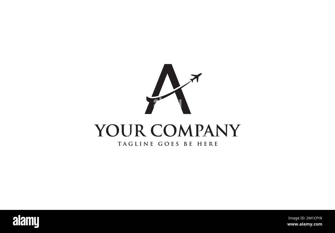 Plane logo Black and White Stock Photos & Images - Alamy