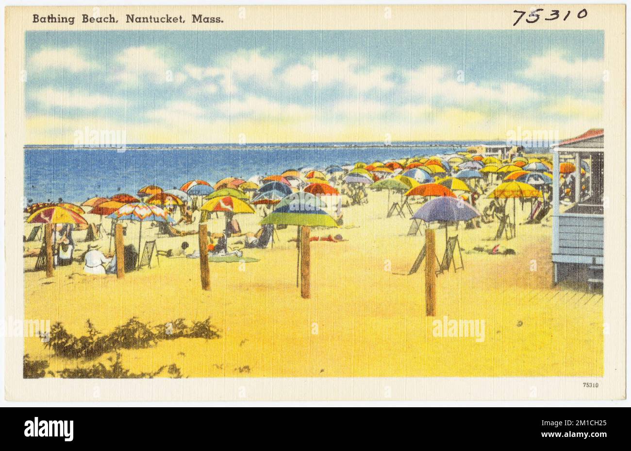 Bathing beach, Nantucket, Mass. , Beaches, Tichnor Brothers Collection ...