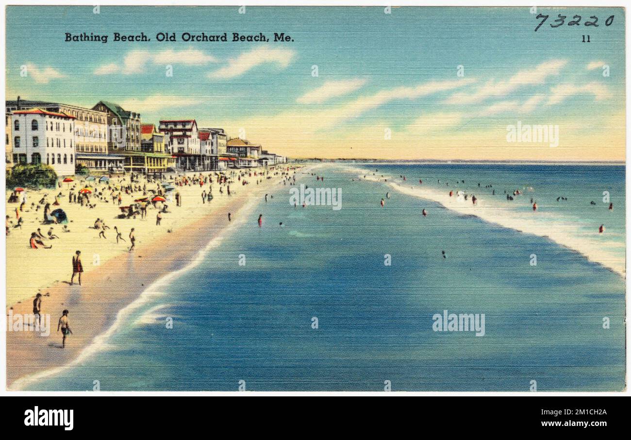 Old orchard beach beaches Cut Out Stock Images & Pictures - Alamy