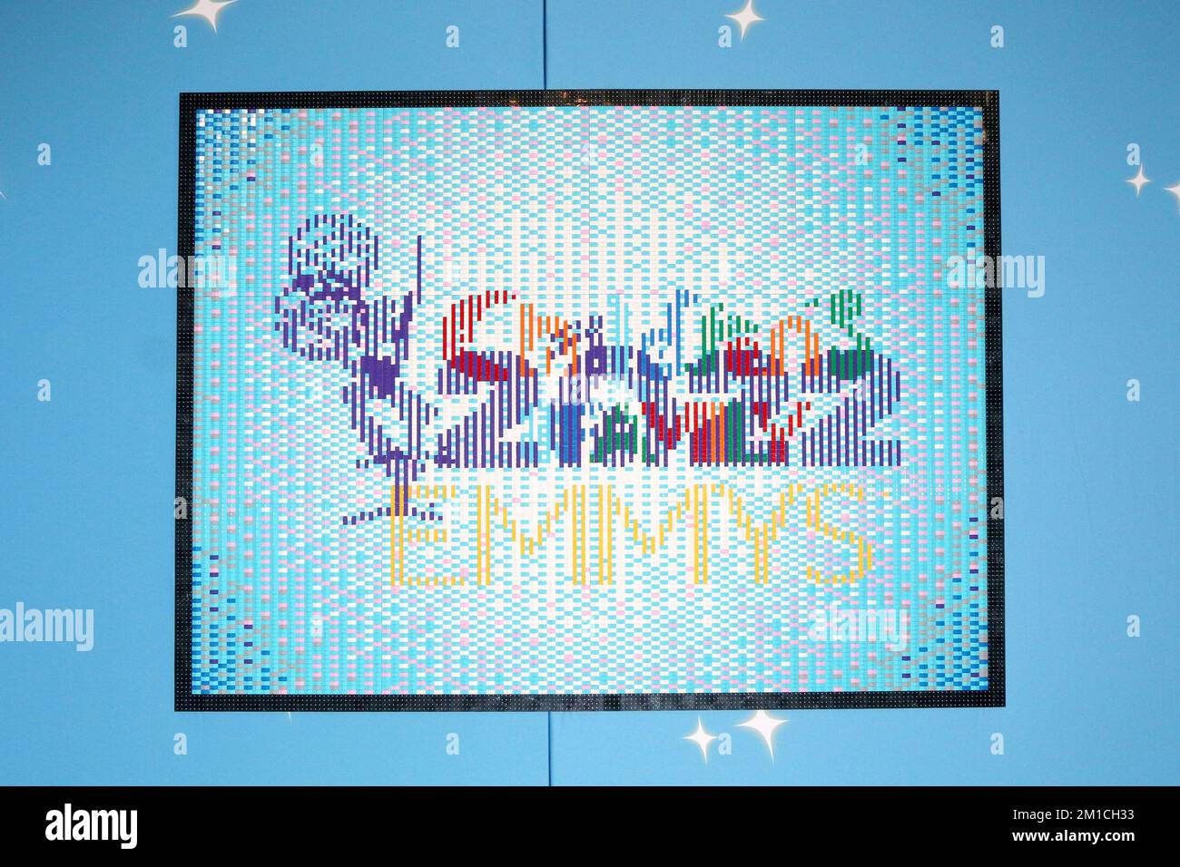 December 11, 2022, USA: Emmy Logo built with LEGOS (Credit Image: © Kay ...