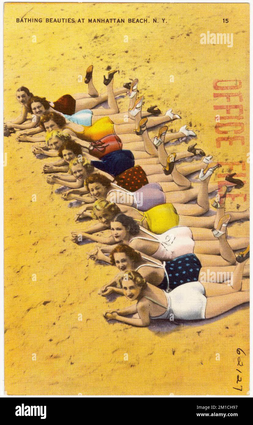 Bathing beaches new york beauties hi-res stock photography and images ...
