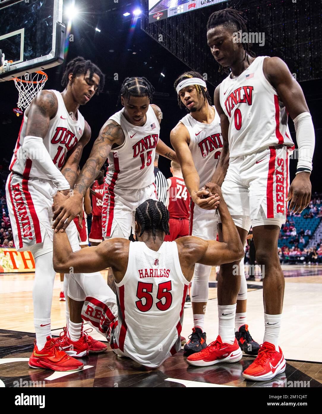 December 10 2022 Las Vegas, NV, U.S.A. UNLV guard Keshon Gilbert (10 ...