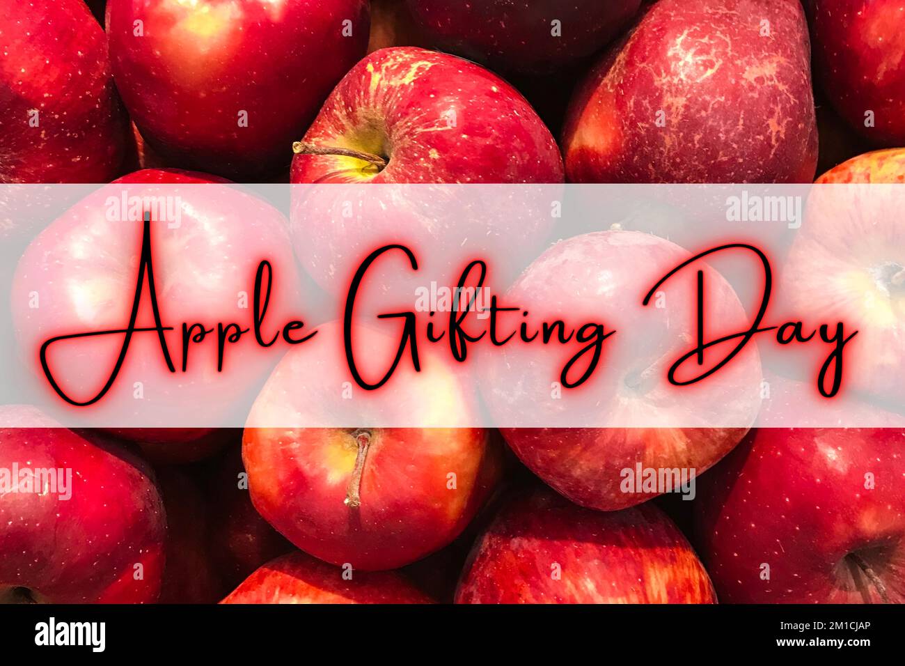 Apple Gifting Day is celebrated every year on January 1 Stock Photo - Alamy