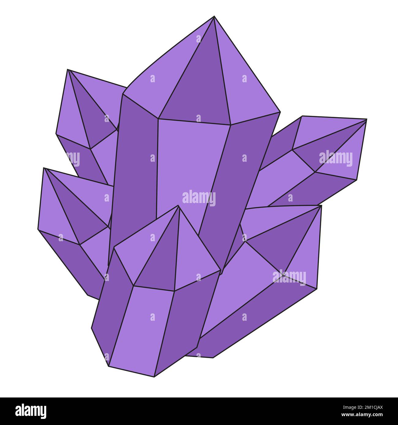 Purple gem Stock Vector Images - Alamy