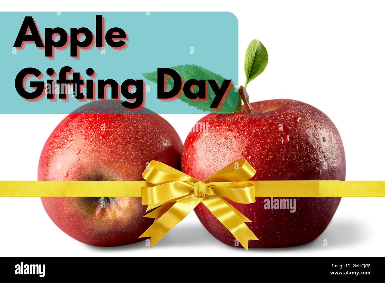 Apple Gifting Day is celebrated every year on January 1 Stock Photo - Alamy