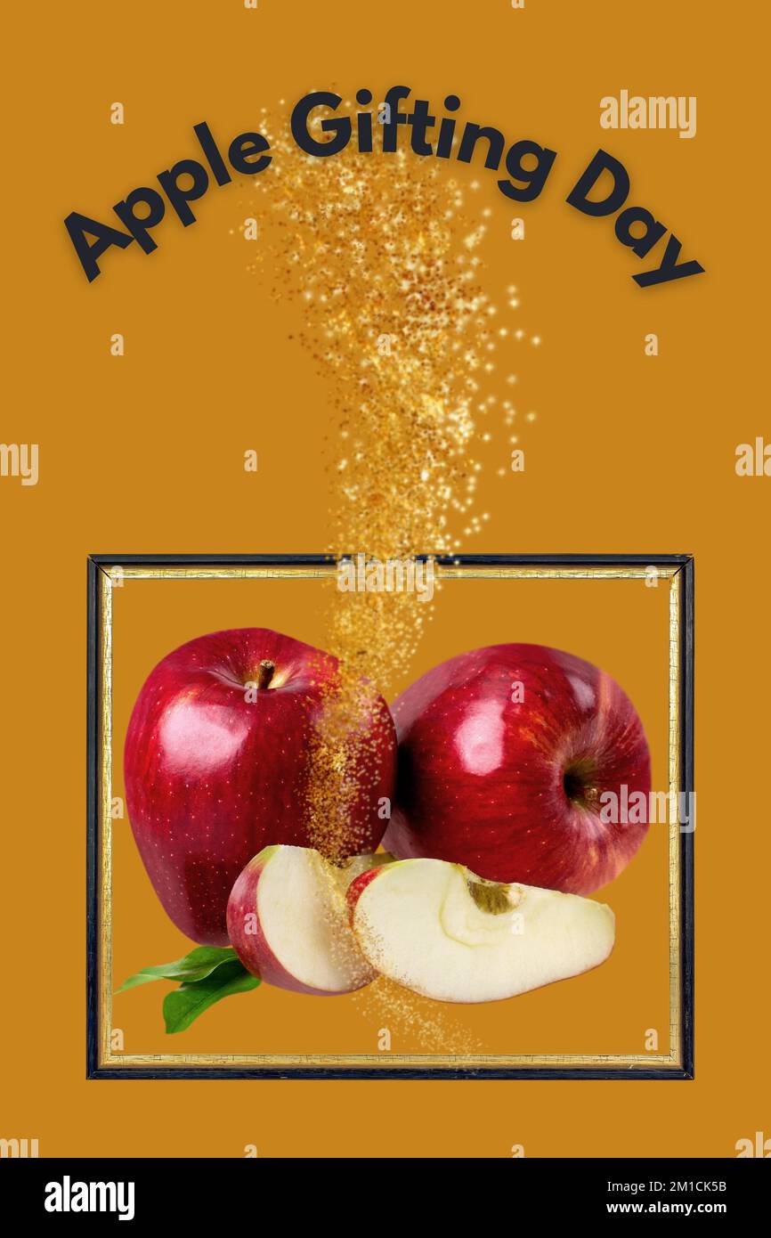 Apple Gifting Day is celebrated every year on January 1 Stock Photo - Alamy