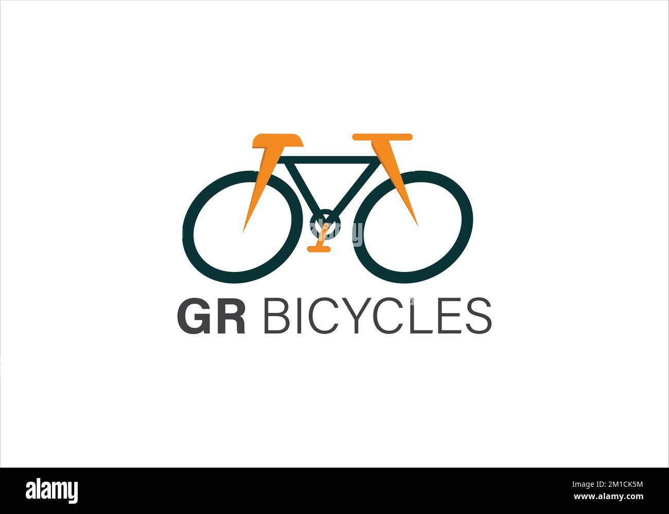 bicycles vector logo design template Stock Vector Image & Art - Alamy