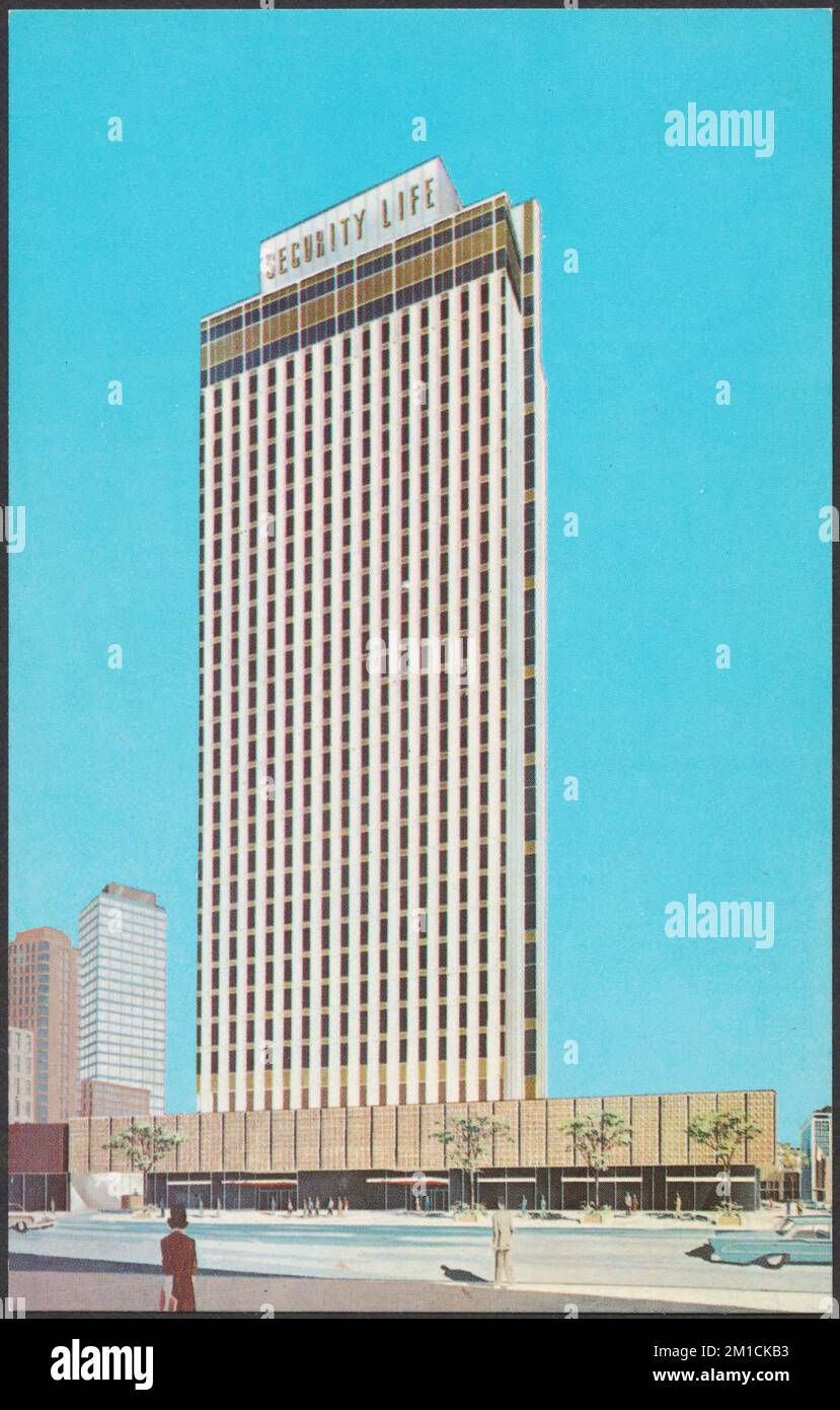 The beautiful 31 story Security Life Building, one of Denver's tallest ...
