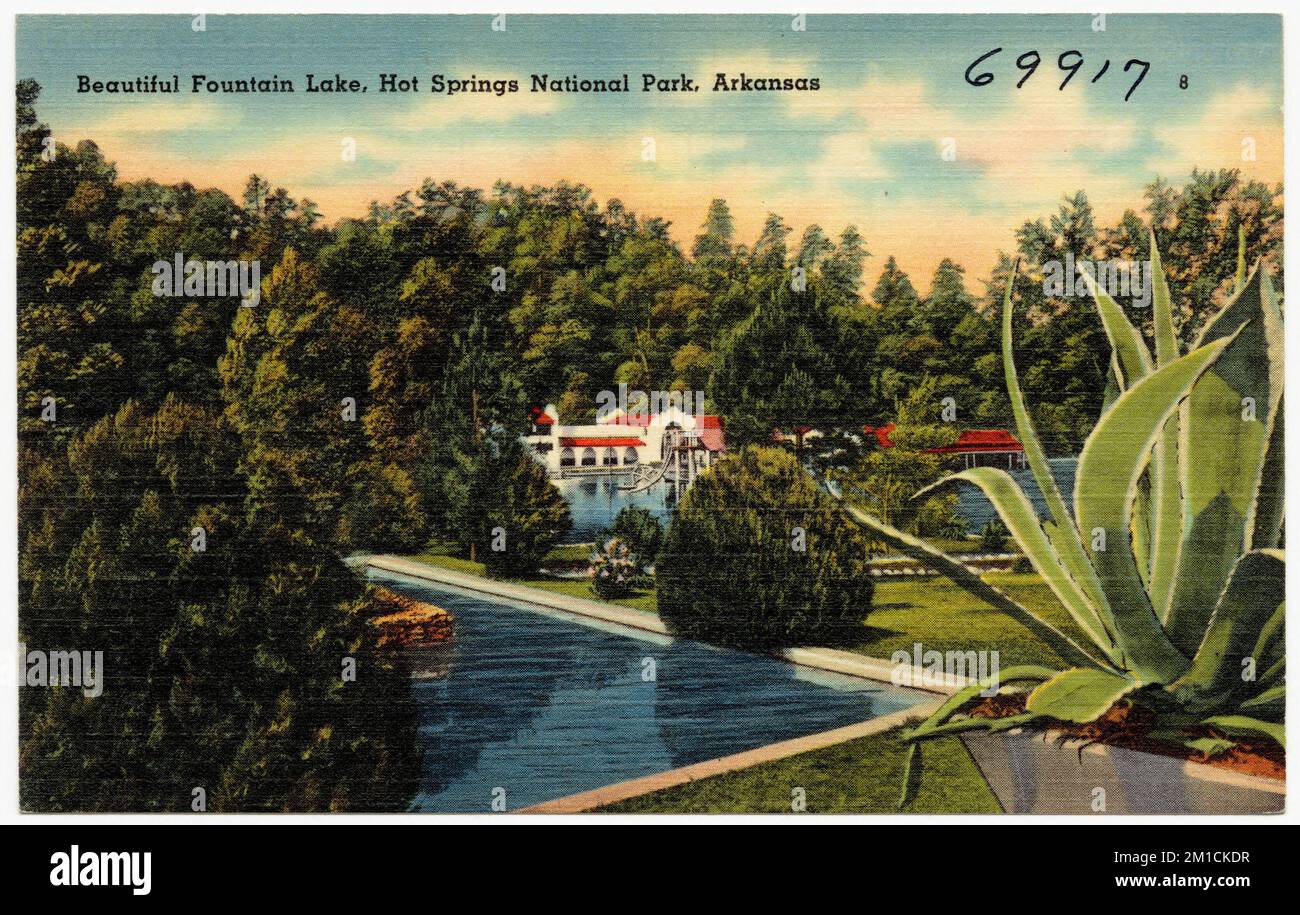 Beautiful Fountain Lake, Hot Springs National Park, Arkansas , Lakes ...