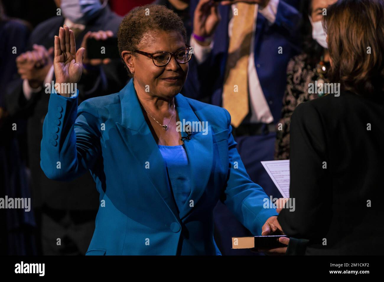 Inaugural ceremonies for the newly elected Mayor of Los Angeles, Karen ...