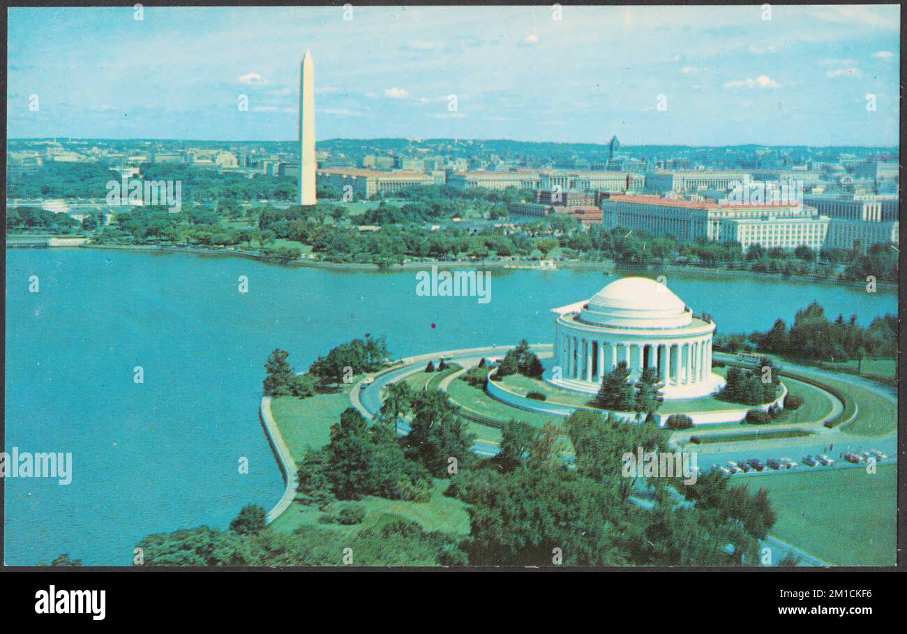 A beautiful panorama view, Washington, D.C. , Lakes & ponds, Monuments ...