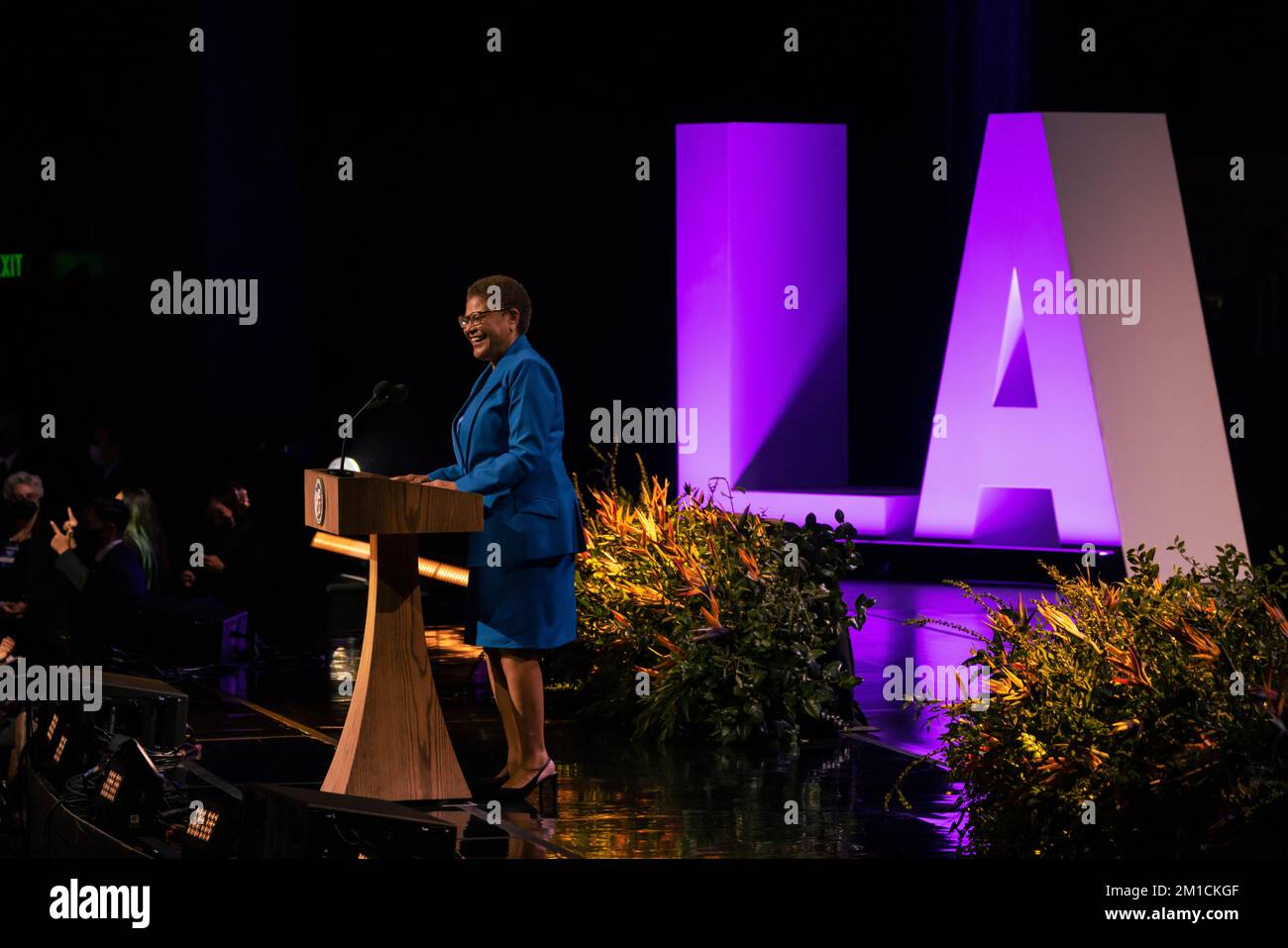 Los Angeles, USA. 11th Dec, 2022. Inaugural ceremonies for the newly ...