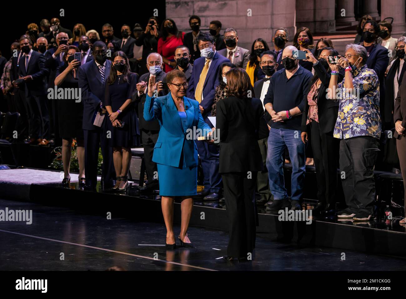 Los Angeles, USA. 11th Dec, 2022. Inaugural ceremonies for the newly ...