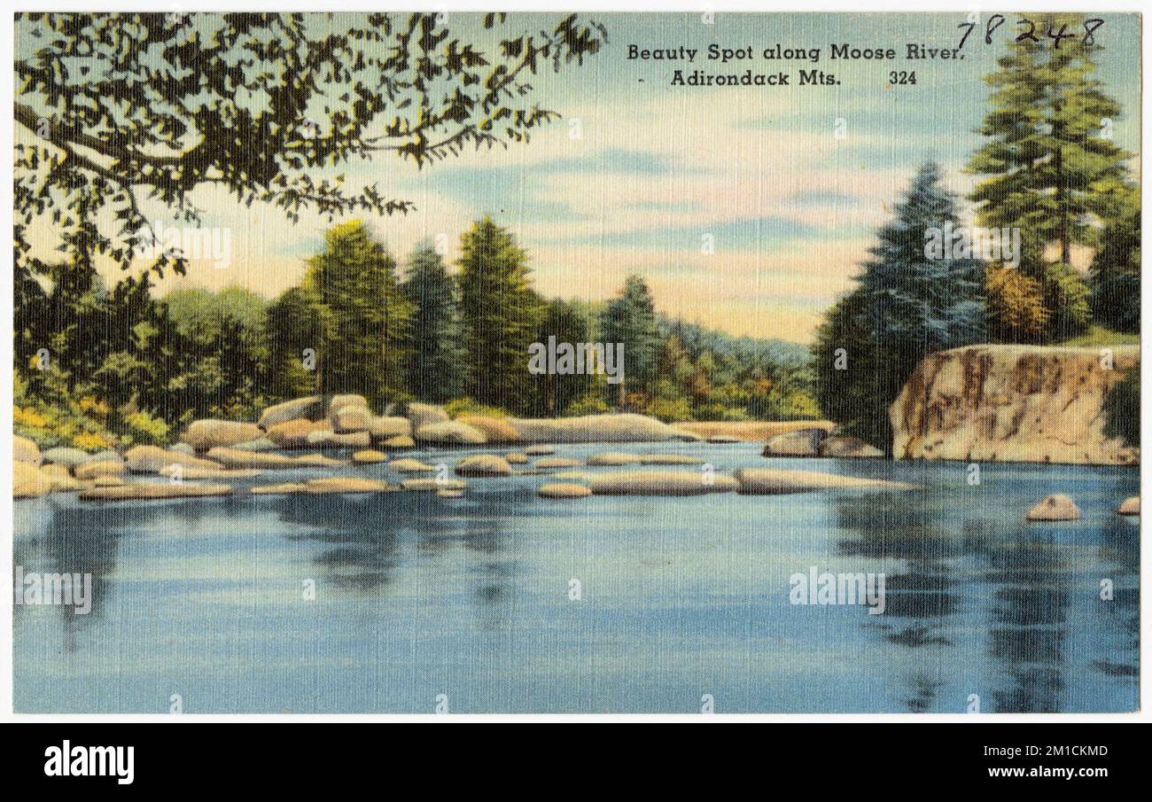 Moose river fishing Cut Out Stock Images & Pictures - Alamy