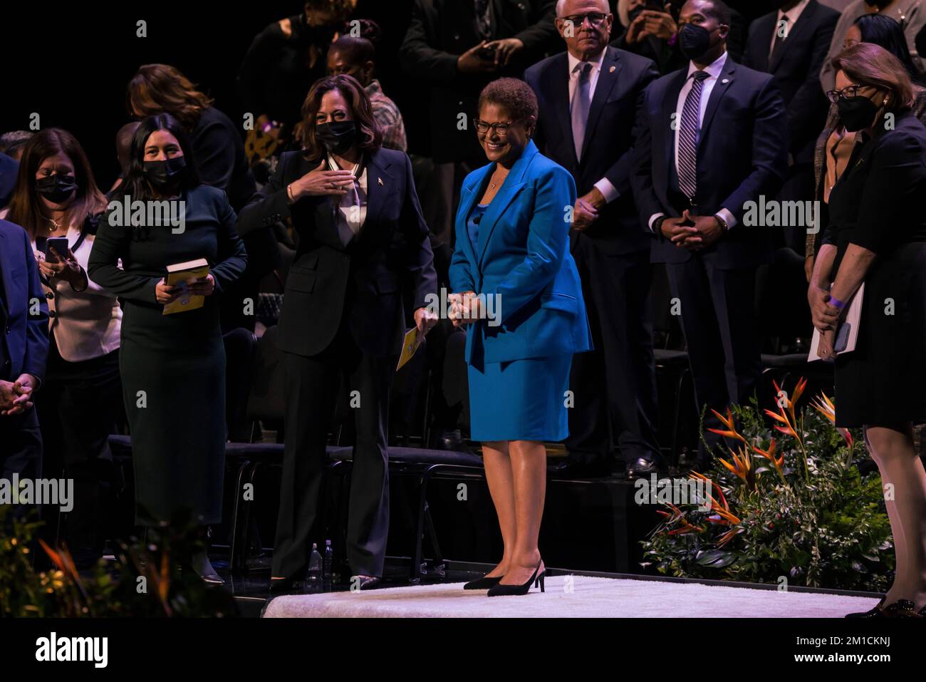 Inaugural ceremonies for the newly elected Mayor of Los Angeles, Karen ...