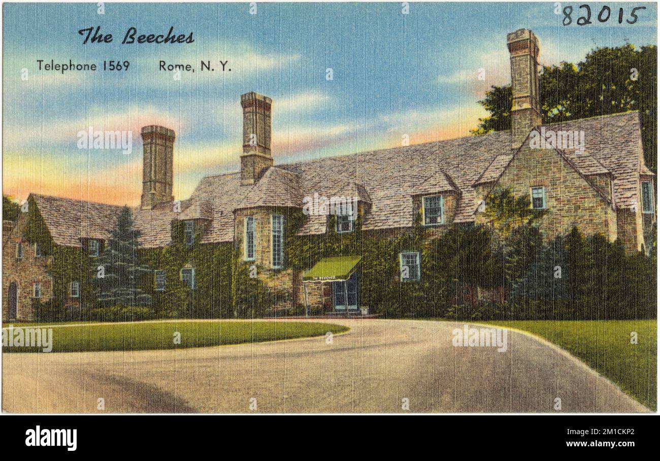 The Beeches , Restaurants, Tichnor Brothers Collection, postcards of ...