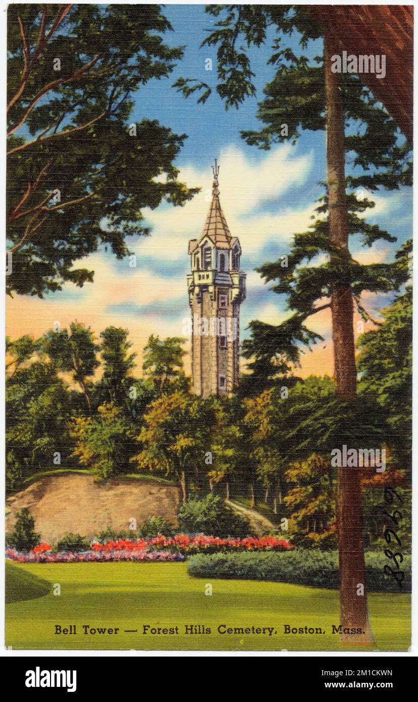 Bell Tower -- Forest Hills Cemetery, Boston, Mass. , Bell towers ...