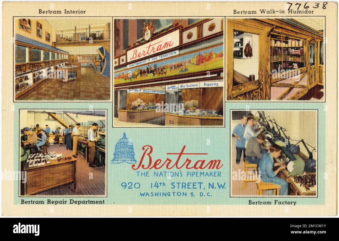 Bertram, the nation's pipemaker, 920 14th Street, N. W., Washington, D ...