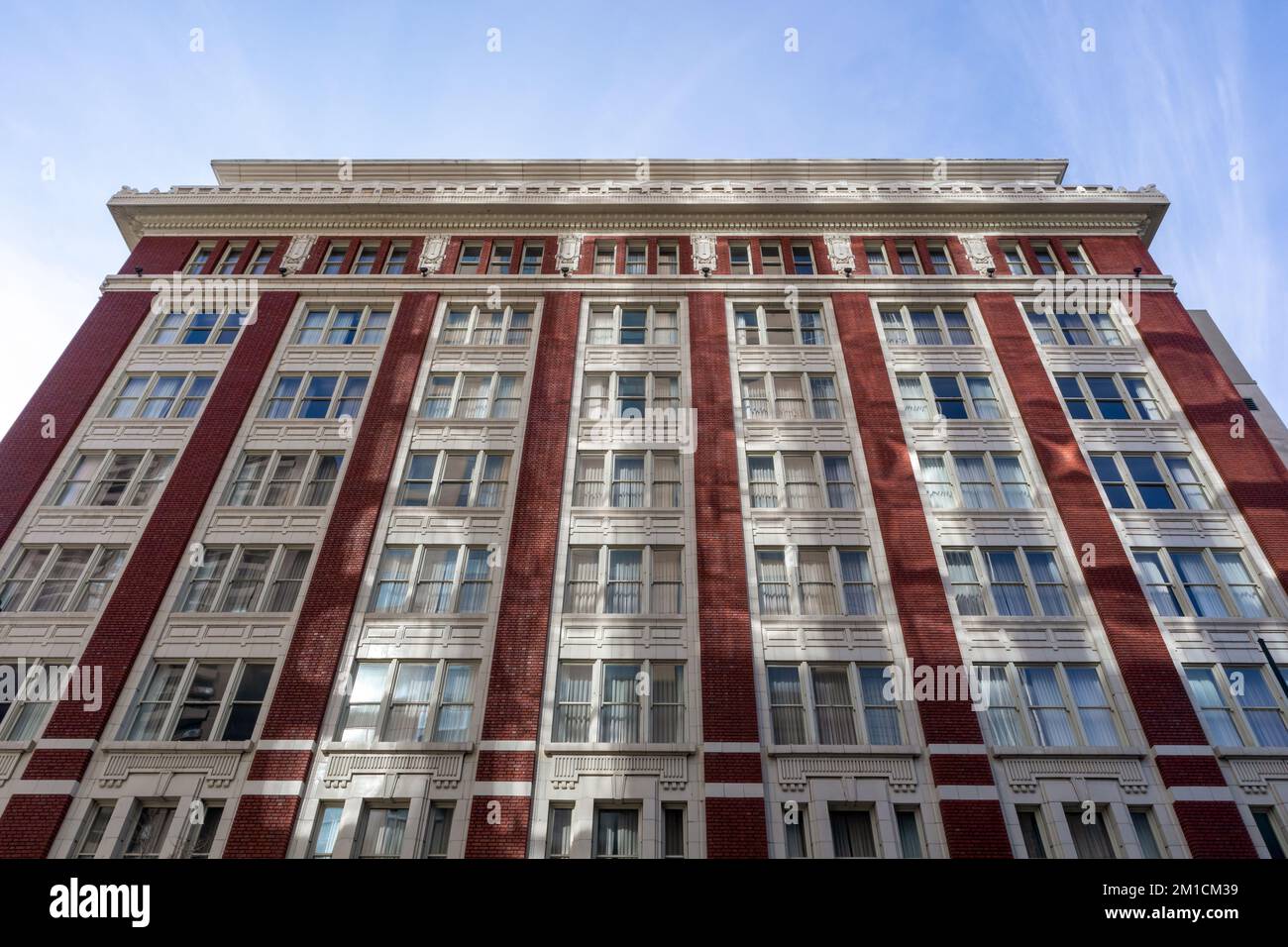The exterior of an historic building in downtown Denver, Colorado Stock ...
