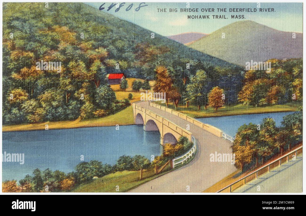 The big bridge over the Deerfield River, Mohawk Trail, Mass. , Bridges ...