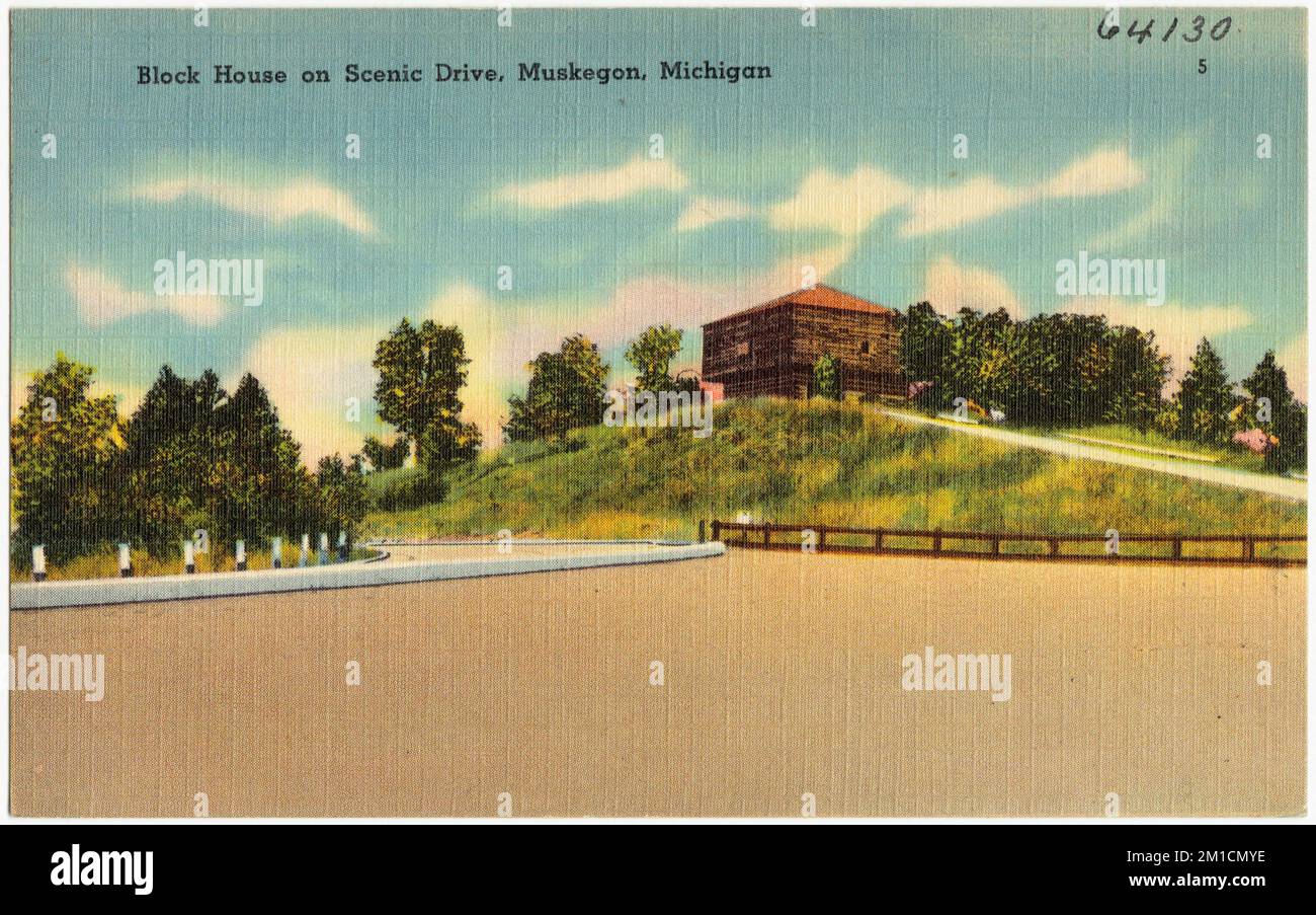 Block House on scenic drive, Muskegon, Michigan , Historic buildings ...