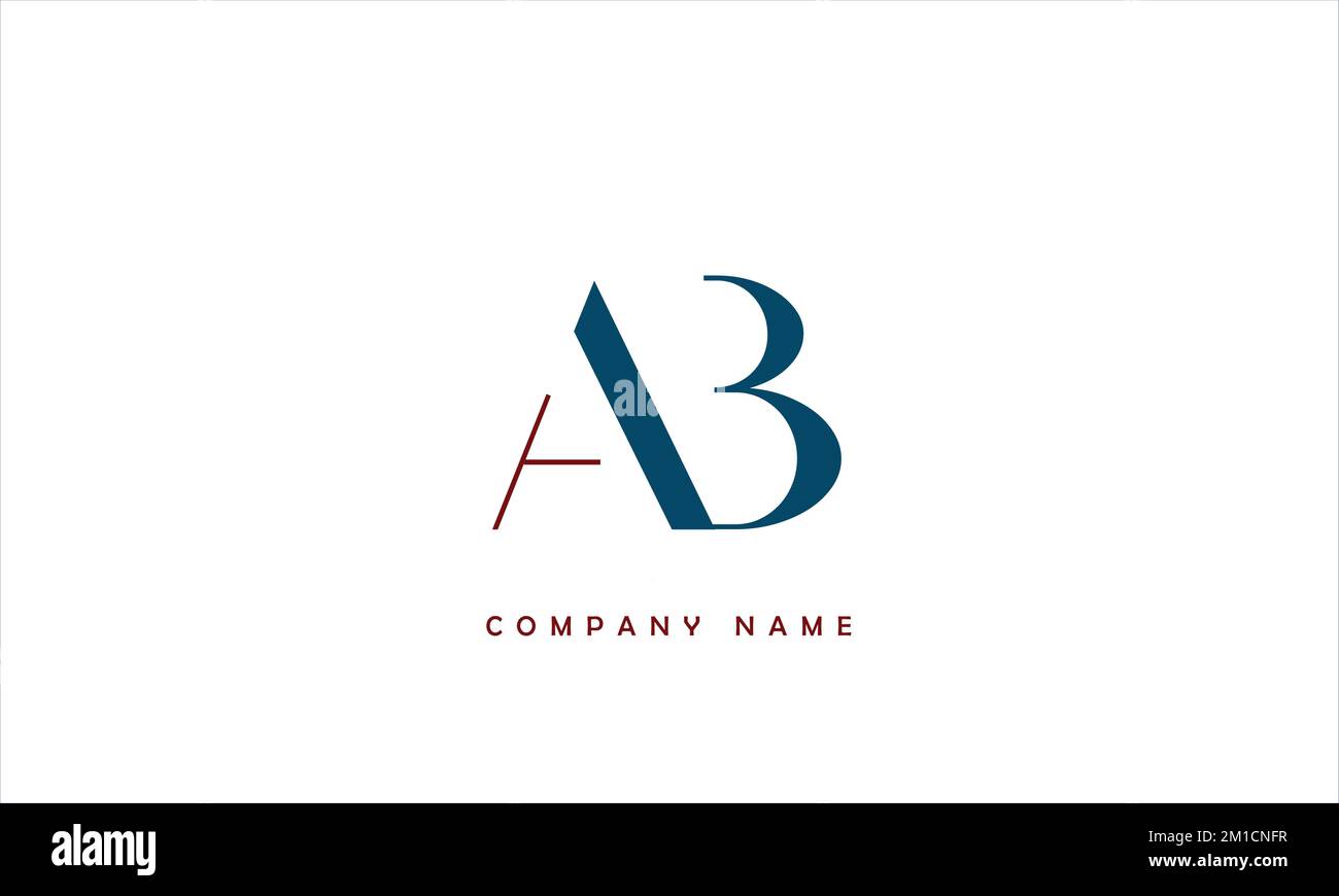 AB, BA Abstract Letters Logo Monogram Stock Vector Image & Art - Alamy