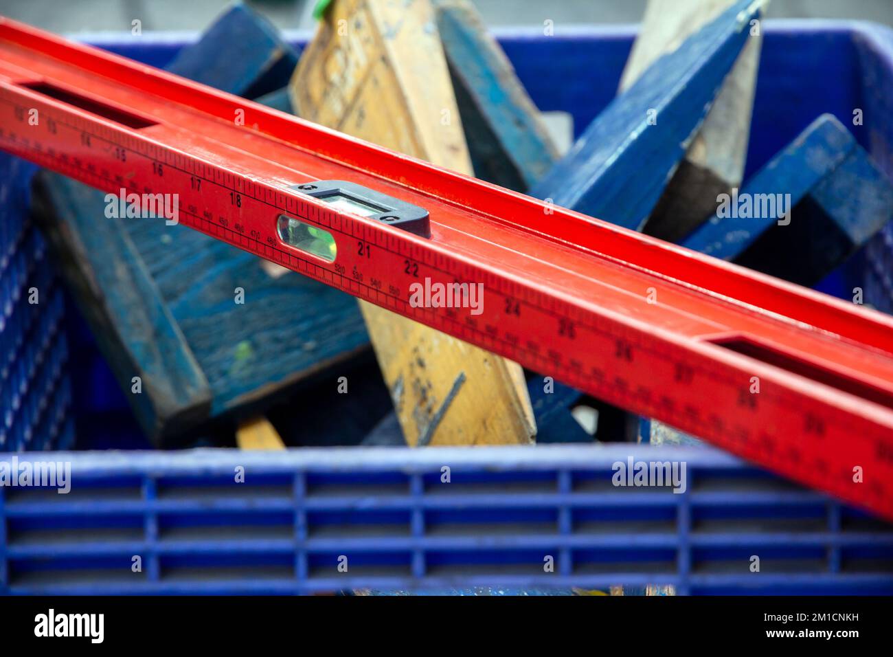 Detail image of spirit level Stock Photo - Alamy