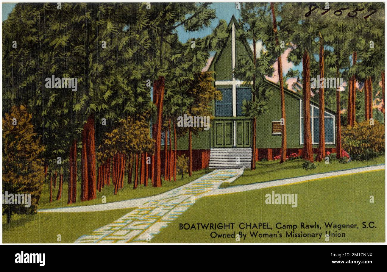 Boatwright Chapel, Camp Rawls, Wagener, S. C., owned by Woman's ...