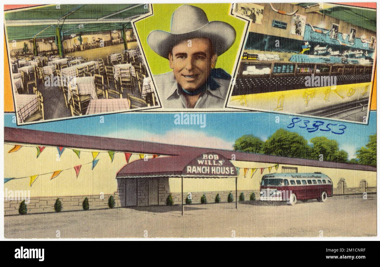 Bob Wills Ranch House , Restaurants, Tichnor Brothers Collection ...