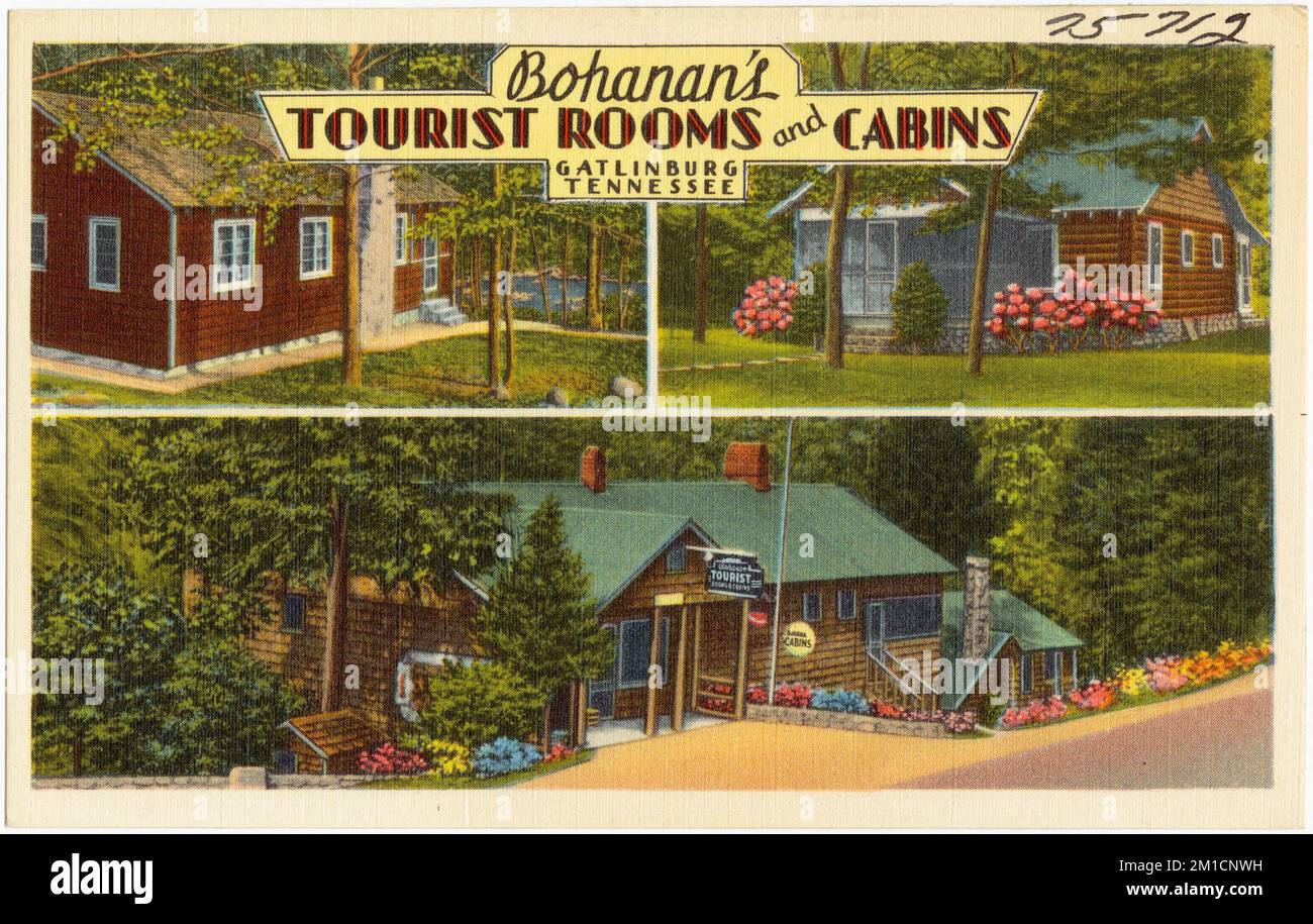 Bohanan's Tourist Rooms and Cabins, Gatlinburg, Tennessee , Motels ...