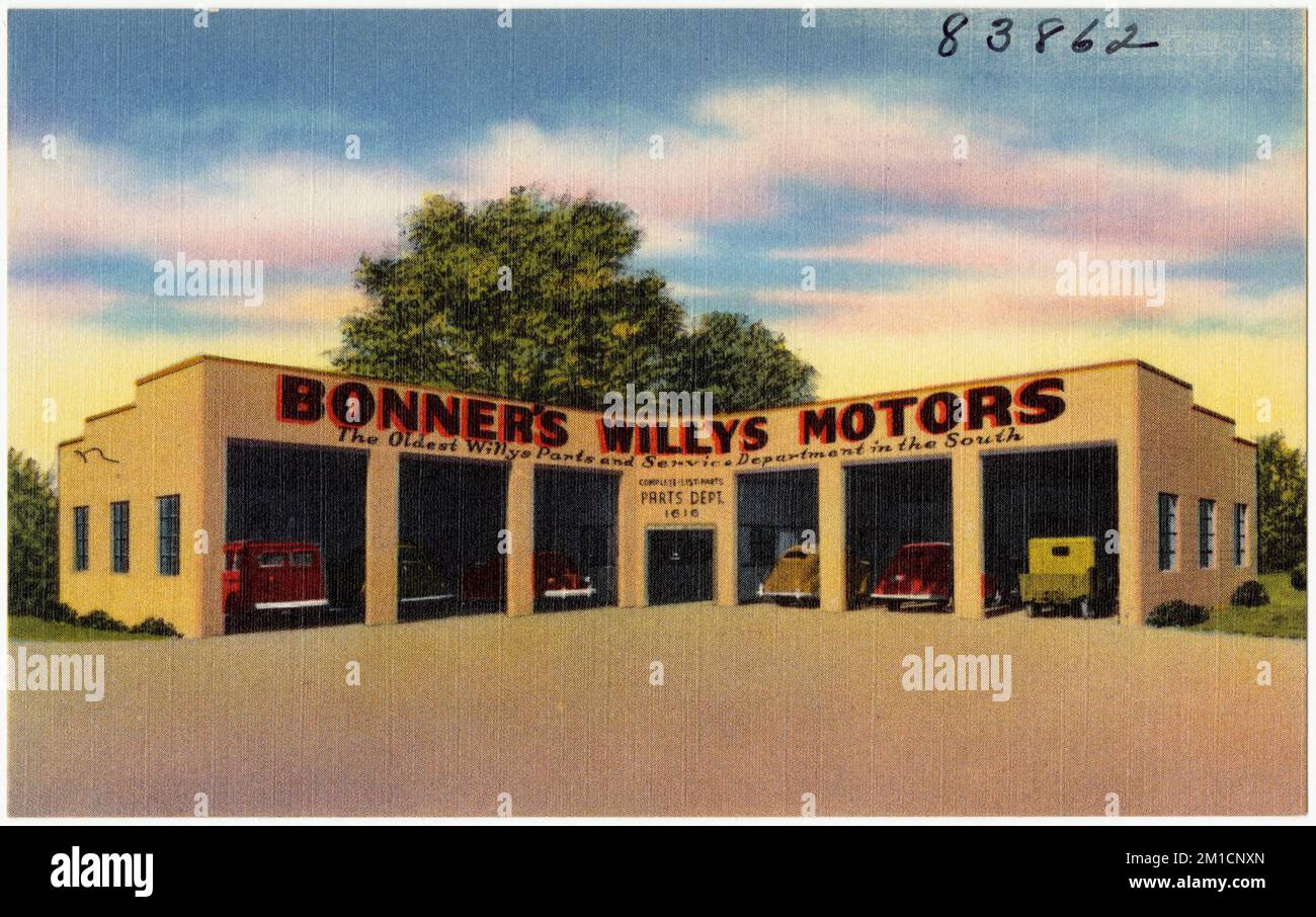Bonner's Willys Motors , Commercial facilities, Tichnor Brothers ...