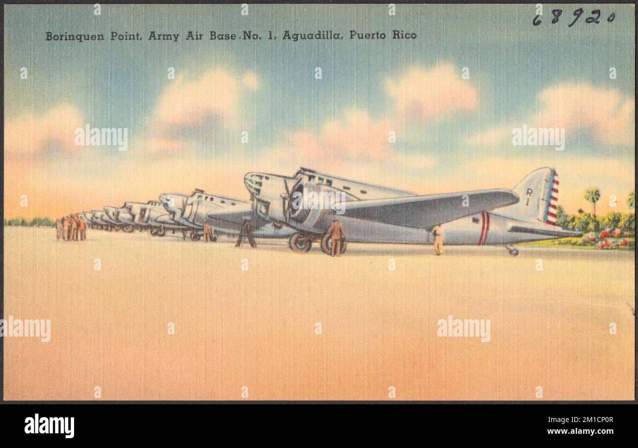 Borinquen Point, Army Air Base No. 1, Aguadilla, Puerto Rico ...