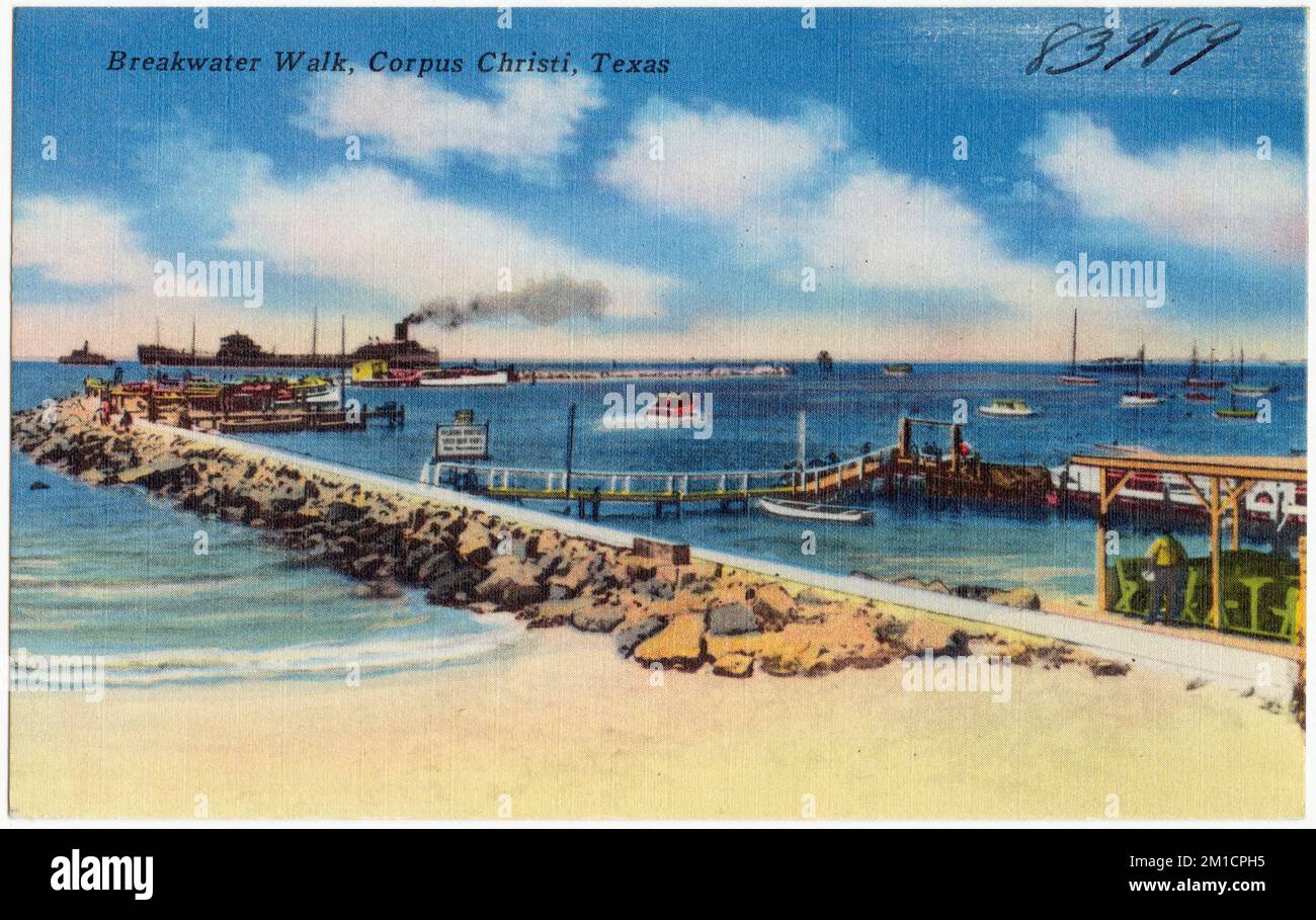 Breakwater Walk, Corpus Christi, Texas , Harbors, Piers & wharves ...