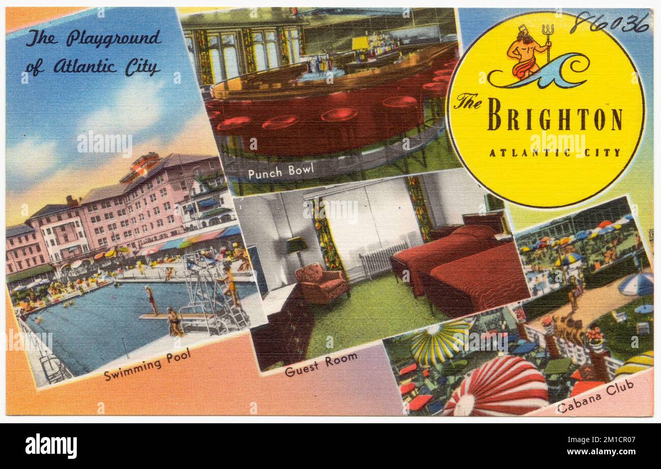 The Brighton, Atlantic City, the playground of Atlantic City , Hotels ...