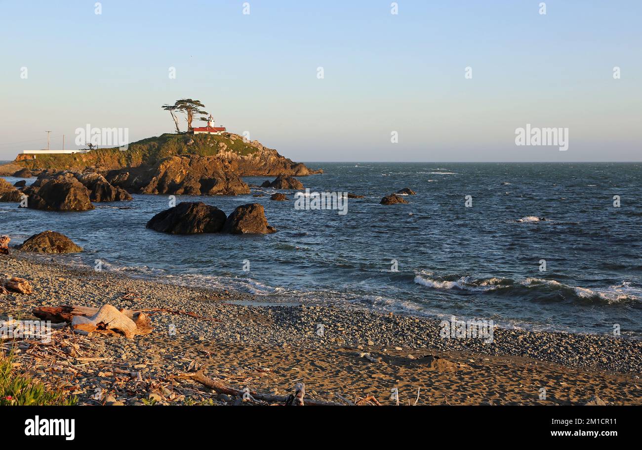 Battery point lighthouse sunset hi-res stock photography and images - Alamy