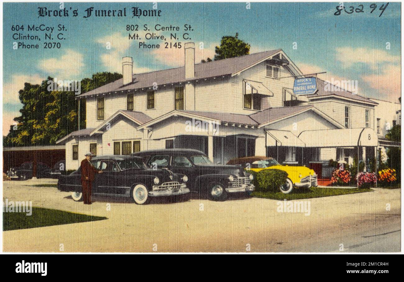 Brock's Funeral Home , Morgues & mortuaries, Tichnor Brothers ...