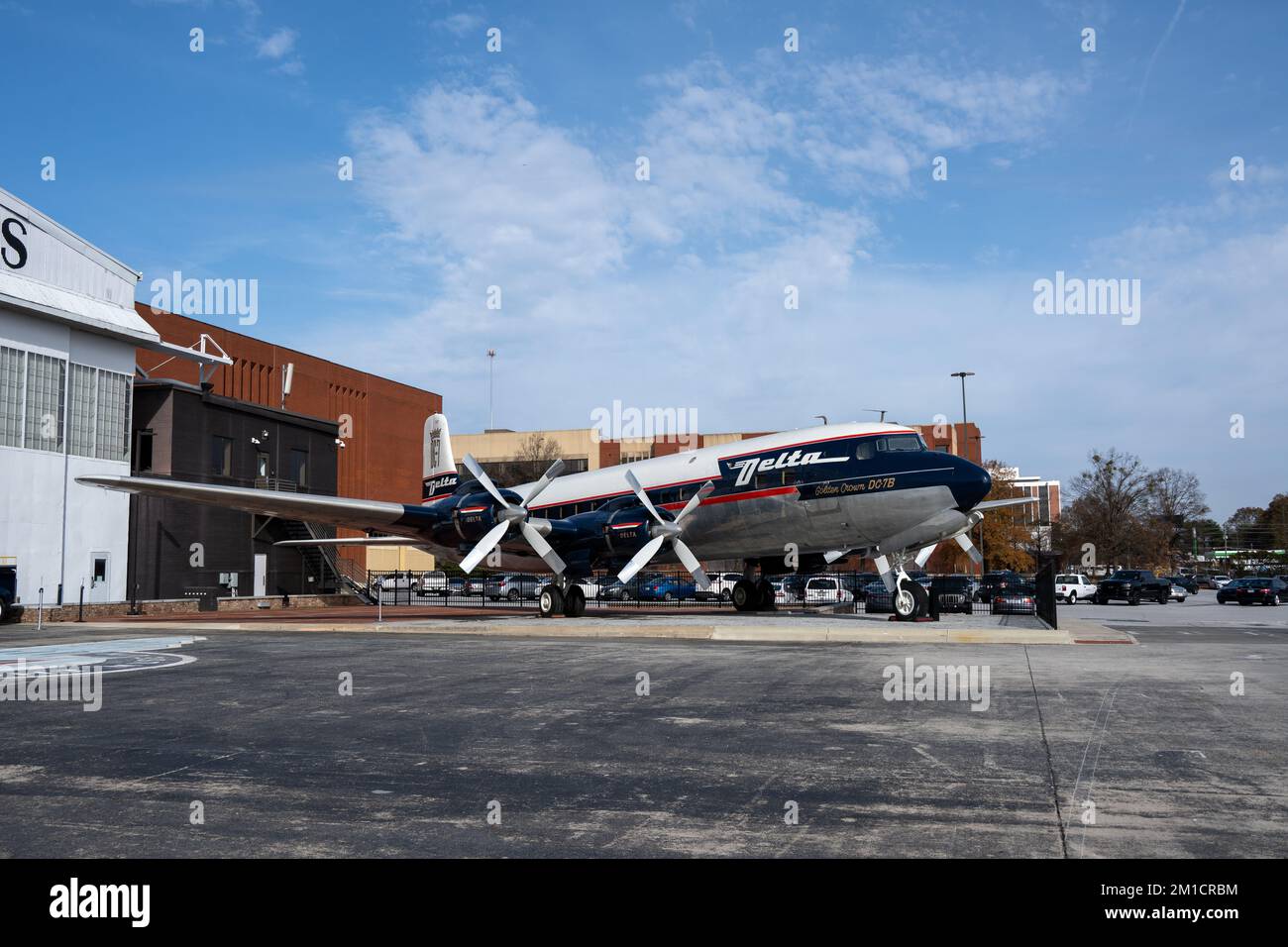 An Delta Air Lines Douglas DC-7 on display at the Delta Flight Museum ...
