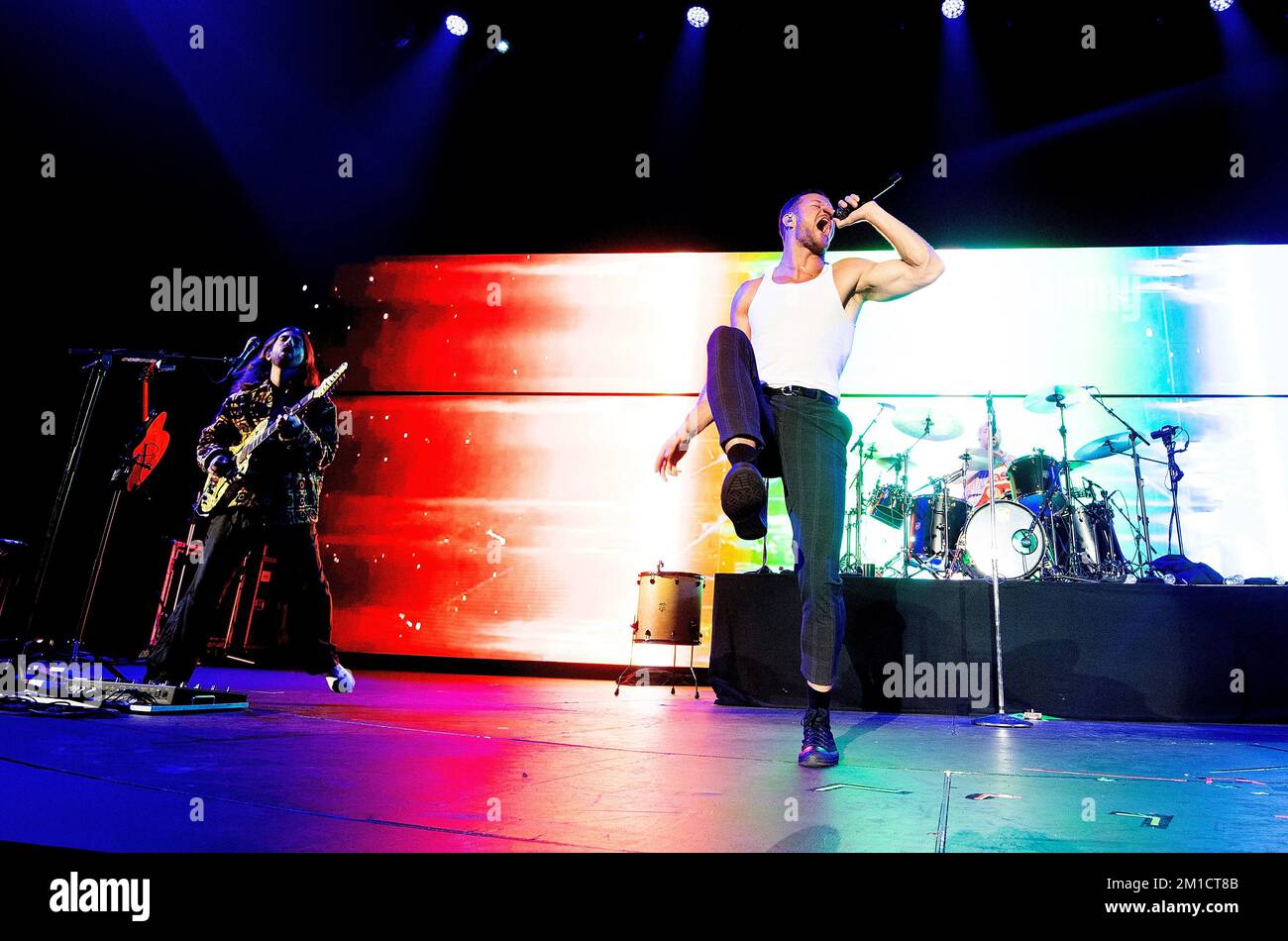 Inglewood, USA. 10th Dec, 2022. Imagine Dragons - Dan Reynolds performs ...