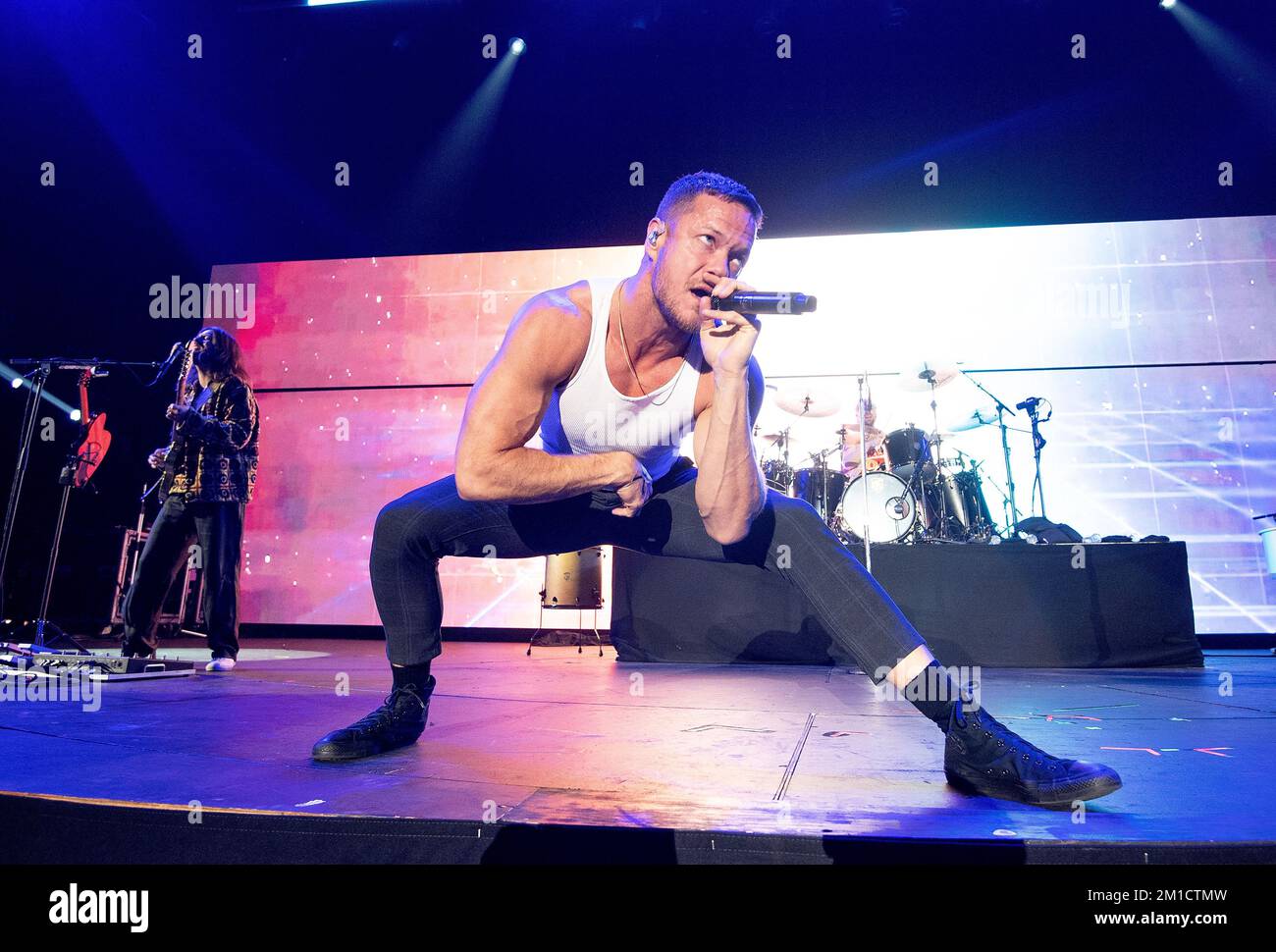 Inglewood, USA. 10th Dec, 2022. Imagine Dragons - Dan Reynolds performs ...