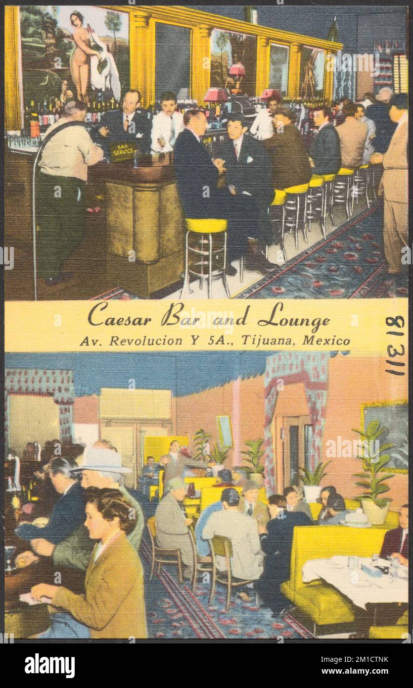 Caesar Bar and Lounge, Av. Revolucion y 5A., Tijuana, Mexico , Bars ...