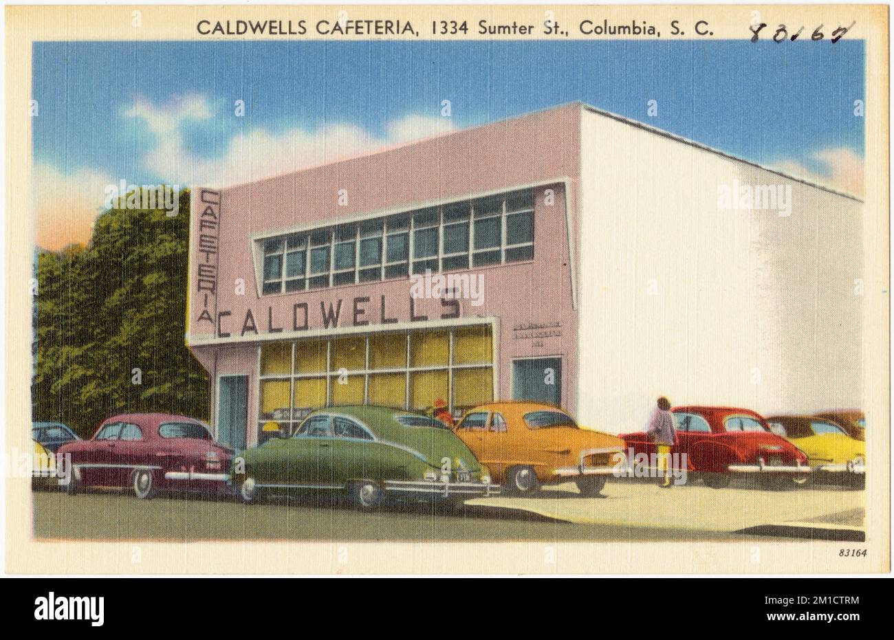 Caldwells Cafeteria, 1334 Sumter St., Columbia, S. C. , Restaurants ...