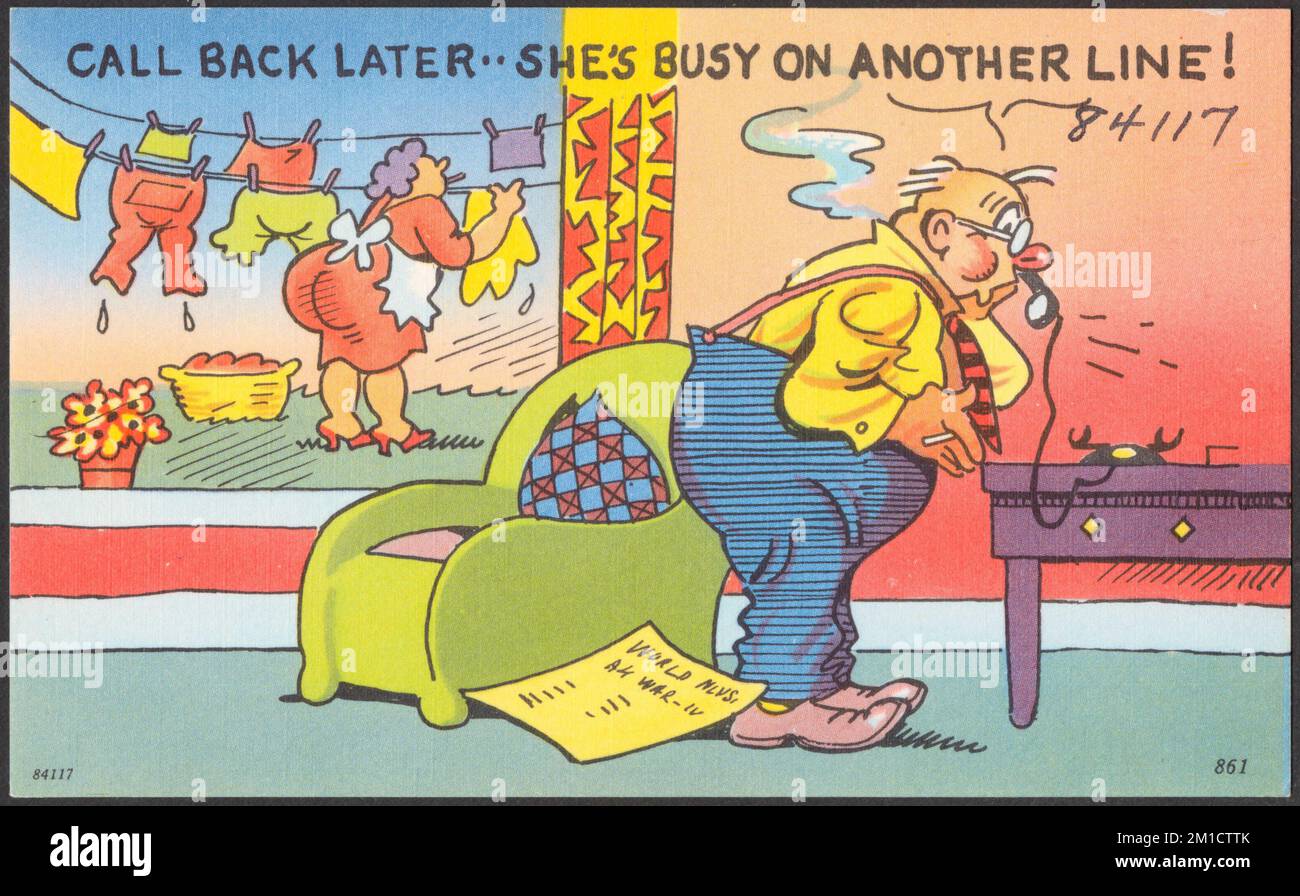 Call back later. she's busy on another line , Laundry, Clotheslines ...