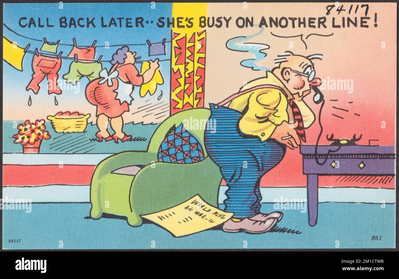 Call back later. she's busy on another line , Laundry, Clotheslines ...