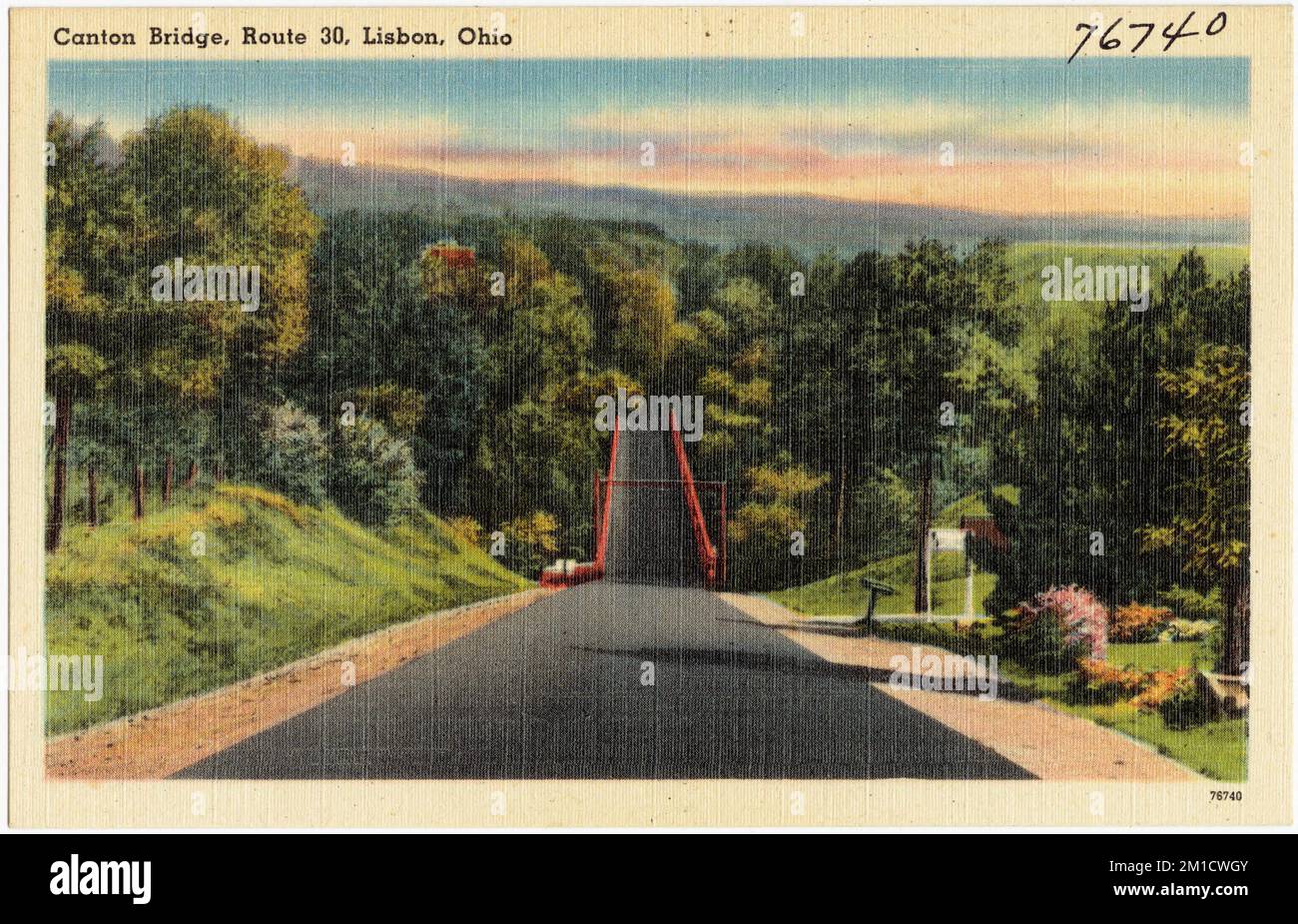 Canton Bridge, Route 30, Lisbon, Ohio , Bridges, Tichnor Brothers ...