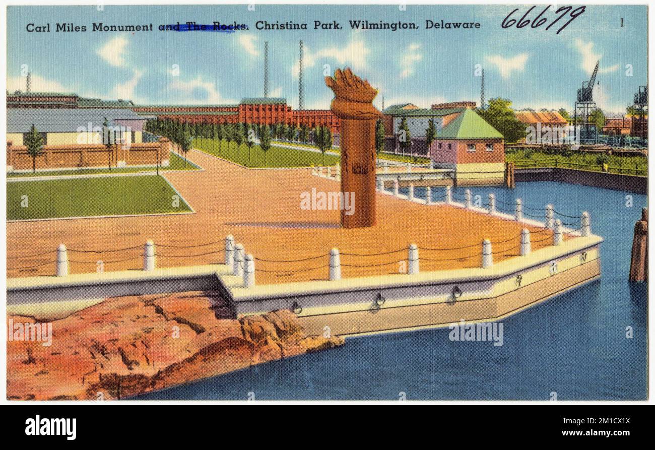 Carl Miles monument, Christina Park, Wilmington, Delaware , Monuments ...