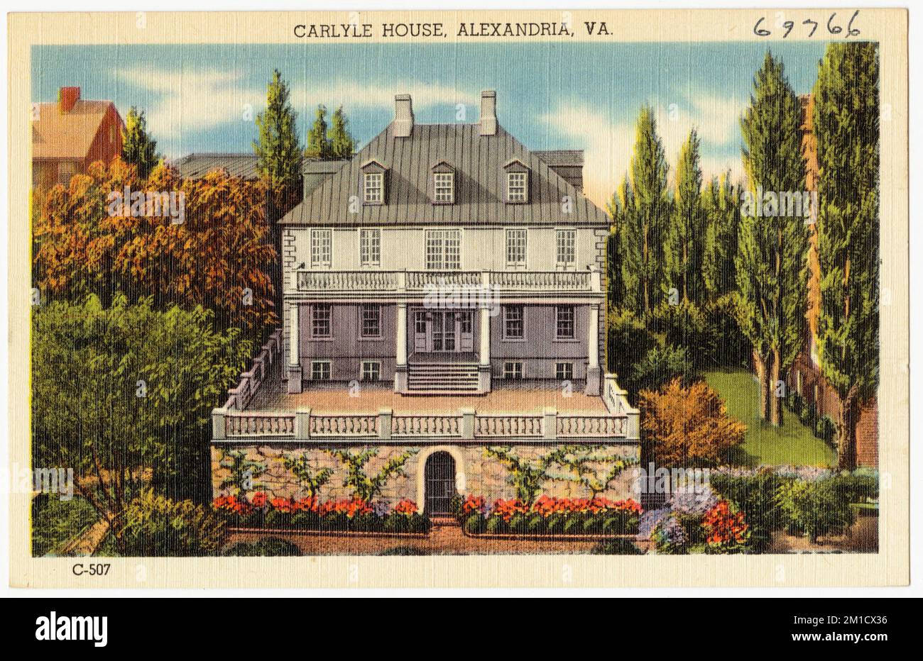 Carlyle House, Alexandria, VA. , Historic buildings, Tichnor Brothers ...