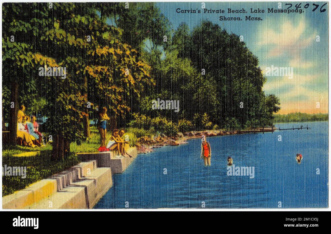 Carvin's Private Beach, Lake Massapoag, Sharon, Mass. , Lakes & ponds ...