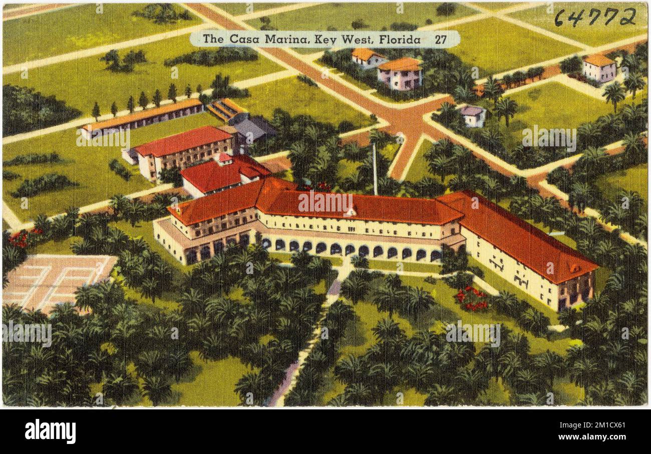 The Casa Marina, Key West, Florida , Hotels, Tichnor Brothers ...