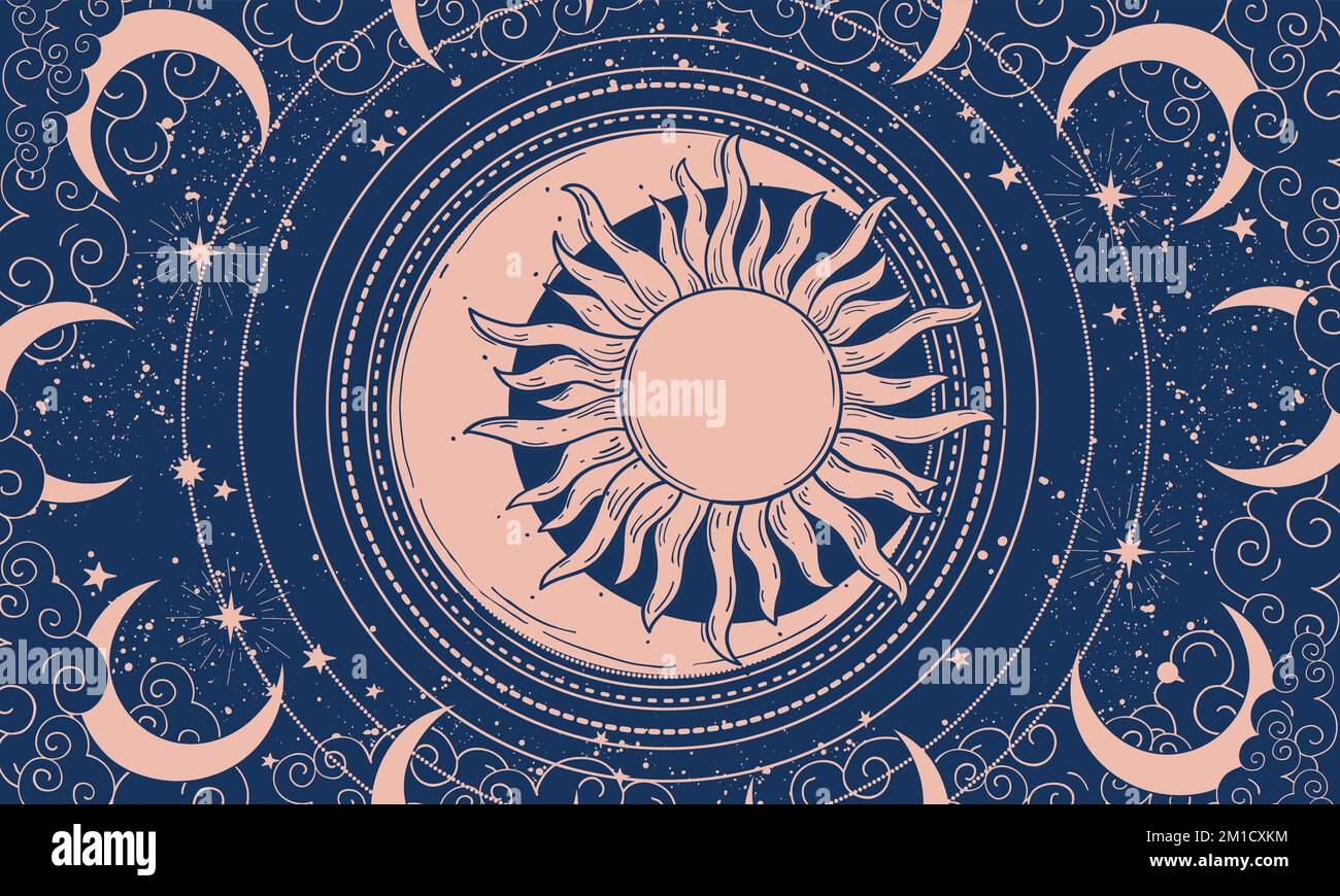 Eclipse prediction Stock Vector Images - Alamy