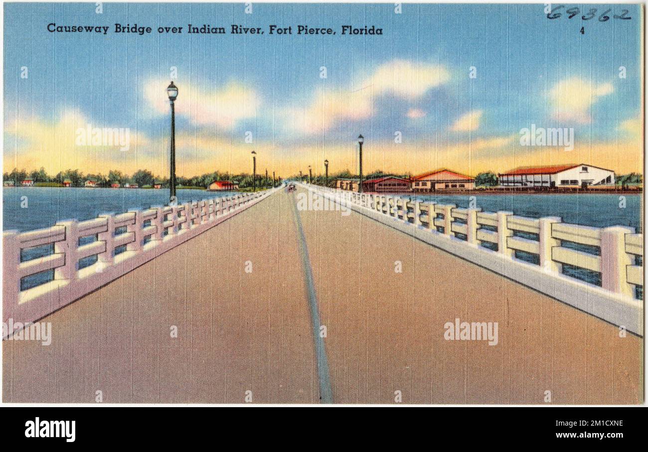 Causeway Bridge over Indian River, Fort Pierce, Florida , Bridges ...